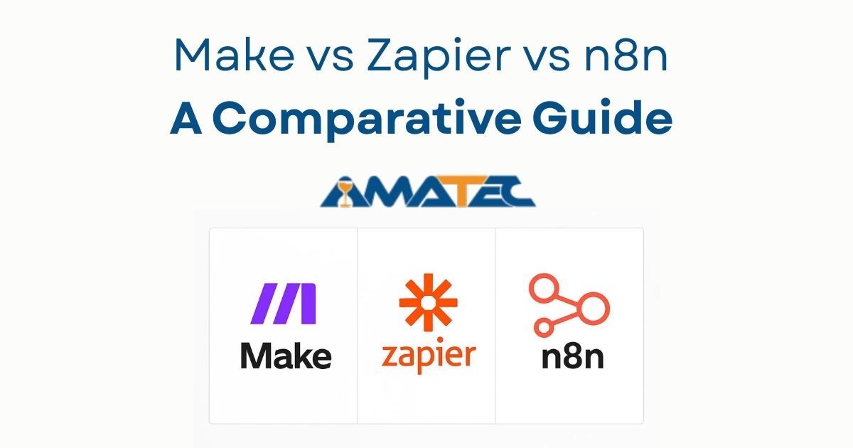 Make vs Zapier vs n8n: Best Workflow Automation Tool Compared